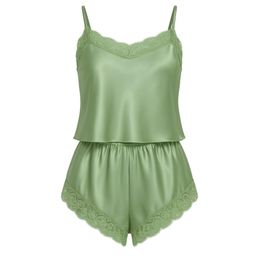 C&city Shorty Damen Gr&ouml;&szlig;e S gr&uuml;n Sommerkleid