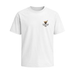 Neverless Shirt 'Espresso Martini' Herren Gr&ouml;&szlig;e 4XL wei&szlig;
