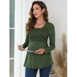 Yesfashion Blouse female size XL Dark green