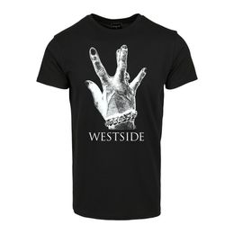 MT Men T-Shirt Herren Gr&ouml;&szlig;e S grau / schwarz / wei&szlig;