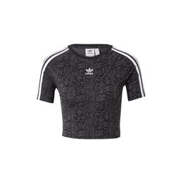 adidas originals T-Shirt 'Snake Baby' Damen Gr&ouml;&szlig;e XS/S dunkelgrau / schwarz / wei&szlig;