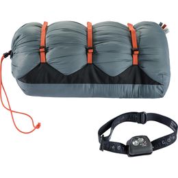 Deuter Schlafsack 'Astro Pro 600' Herren Gr&ouml;&szlig;e one size petrol / orange