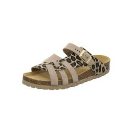 AFS-Schuhe Mules 'Pantoletten Damen Kralle leo-beige' female size 43 Beige