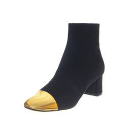 Jeffrey Campbell Boots 'Towards Black Suede Gold' female size 39 Black