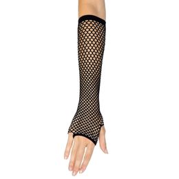 Dirndline Kurzfingerhandschuhe Damen Gr&ouml;&szlig;e XS/XL schwarz