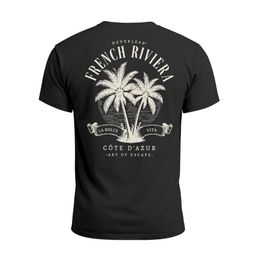 Neverless Shirt 'French Riviera' Herren Gr&ouml;&szlig;e 4XL schwarz