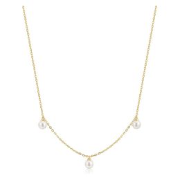 Ania Haie Kette Damen Gr&ouml;&szlig;e One Size gold / perlwei&szlig;