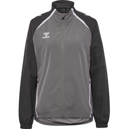 Hummel Sportjacke 'Lead 2.0' Damen Gr&ouml;&szlig;e XXL grau / schwarz / wei&szlig;
