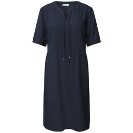 Street One Kleid Damen Gr&ouml;&szlig;e 40 nachtblau Sommerkleid