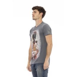 Trussardi T-Shirt Herren Gr&ouml;&szlig;e XL braun / grau / schwarz / wei&szlig;