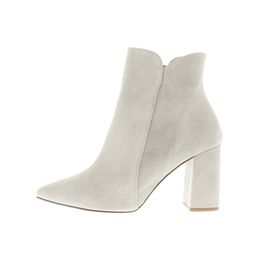 Xaver Luis Schuhmanufaktur Ankle Boots 'VERO - Spitze Stiefelette mit Blockabsatz' Damen Gr&ouml;&szlig;e 37 greige
