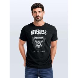 Neverless Shirt 'Gorilla' Herren Gr&ouml;&szlig;e L schwarz