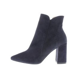 Xaver Luis Schuhmanufaktur Ankle Boots 'VERO - Spitze Stiefelette mit Blockabsatz' Damen Gr&ouml;&szlig;e 40 dunkelblau