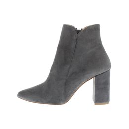 Xaver Luis Schuhmanufaktur Ankle Boots 'VERO - Spitze Stiefelette mit Blockabsatz' Damen Gr&ouml;&szlig;e 36 dunkelgrau