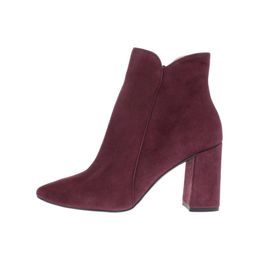 Xaver Luis Schuhmanufaktur Ankle Boots 'VERO - Spitze Stiefelette mit Blockabsatz' Damen Gr&ouml;&szlig;e 37 bordeaux