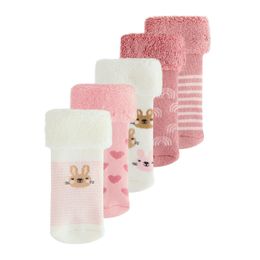 Next Socken M&auml;dchen Gr&ouml;&szlig;e 1/2 yrs braun / pink / rosa / wei&szlig;