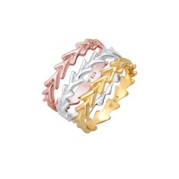 Elli Ring Set Damen Gr&ouml;&szlig;e 56 gold / ros&eacute; / silber