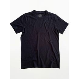 A Question Of (aqo) Shirt 'Anders Tee Garment Dyed' Herren Gr&ouml;&szlig;e S schwarz