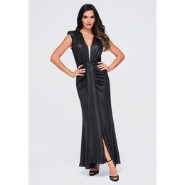 Ombre Kleid 'LA-OM-DLR412' Damen Gr&ouml;&szlig;e 36 schwarz Sommerkleid