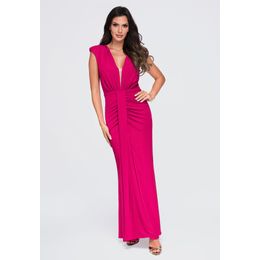 Ombre Kleid 'LA-OM-DLR412' Damen Gr&ouml;&szlig;e 34 rosa Sommerkleid