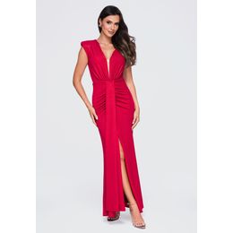 Ombre Kleid 'LA-OM-DLR412' Damen Gr&ouml;&szlig;e 38 rot Sommerkleid