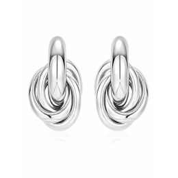Rougemont Jewellery Ohrringe 'Trendige' Damen Gr&ouml;&szlig;e 11 cm x 8 cm x 2cm silber