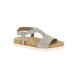 Gabor Sandale 'Gabor Fashion Sandale grau silber Strass 84.601.12' Damen Gr&ouml;&szlig;e 38 grau