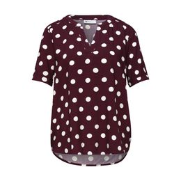 Street One Bluse Damen Gr&ouml;&szlig;e XXL bordeaux / wei&szlig;
