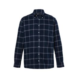 Men Plus Hemd Herren Gr&ouml;&szlig;e XXXL navy / wei&szlig;