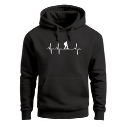 Neverless Sweatshirt 'Wanderer Herzschlag' Herren Gr&ouml;&szlig;e 5XL schwarz