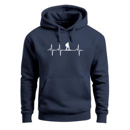 Neverless Sweatshirt 'Wanderer Herzschlag' Herren Gr&ouml;&szlig;e XS navy