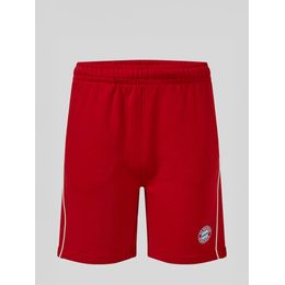 FC Bayern M&uuml;nchen Fc Bayern M&uuml;nchen Sweatshort Essentials Jungen Gr&ouml;&szlig;e 164 rot / wei&szlig;