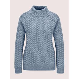 Madeleine Mode Madeleine Strickpullover Damen Gr&ouml;&szlig;e XS/S rauchblau