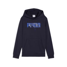 Puma Sweatshirt Jungen Gr&ouml;&szlig;e 128 blau / schwarz