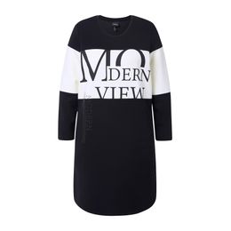 Ulla Popken Kleid Damen Gr&ouml;&szlig;e 50/52 schwarz / wei&szlig; Sommerkleid