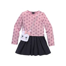 Arizona Kleid M&auml;dchen Gr&ouml;&szlig;e 104/110 marine / rosa / wei&szlig;