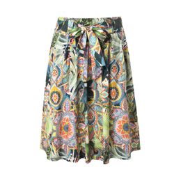 Ulla Popken Rock Damen Gr&ouml;&szlig;e 56 marine / hellblau / hellgr&uuml;n / orange