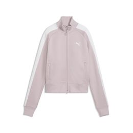 Puma Zip-Up Hoodie 'T7 Always On' female size XXXL Pastel pink / White