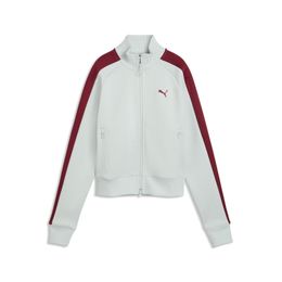 Puma Sweatjacke 'T7 Always On' Damen Gr&ouml;&szlig;e S mint / blutrot