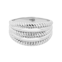 Akzent Ring 'Phina, 925 Sterlingsilber, langlebig' Damen Gr&ouml;&szlig;e 54 silber