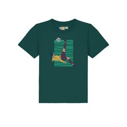 Watabout.kids T-Shirt 'Fu&szlig;ball' Jungen Gr&ouml;&szlig;e 152/158 t&uuml;rkis / gelb / gr&uuml;n / bordeaux