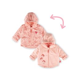 Sigikid &Uuml;bergangsjacke 'Wendejacke wattiert Pink Birds' M&auml;dchen Gr&ouml;&szlig;e 74 hellpink