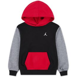 Jordan Sweatshirt 'Brooklyn' Jungen Gr&ouml;&szlig;e 128/140 graumeliert / rot / schwarz