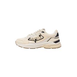 Pepe Jeans Sneaker 'Dave' Damen Gr&ouml;&szlig;e 37 hellbeige / schwarz / wei&szlig; Sommerschuhe