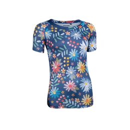 The Freisein Project Funktionsshirt 'LuckyGirl' Damen Gr&ouml;&szlig;e M taubenblau