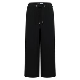 Cecil 3/4 Wide Leg Hose im Loose Fit Damen Gr&ouml;&szlig;e 46 schwarz