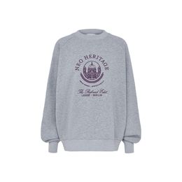 LeGer by Lena Gercke Sweatshirt 'Bettina' female size XS Grey / Blackberry