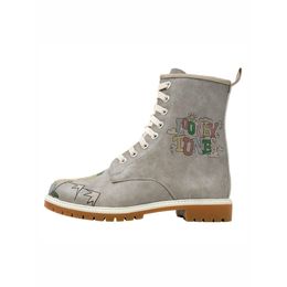 DOGO Schn&uuml;rstiefel 'DOGO Boots - Looney Tunes Ski Club' Damen Gr&ouml;&szlig;e 37 grau