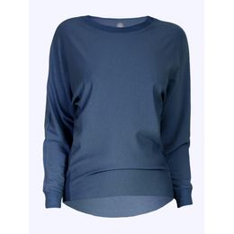 Magadi Sportpullover 'Anna' Damen Gr&ouml;&szlig;e M blue denim