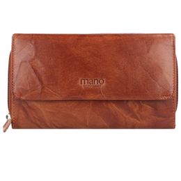 mano Portemonnaie 'Donna Aurona' Damen Gr&ouml;&szlig;e XS/XL cognac